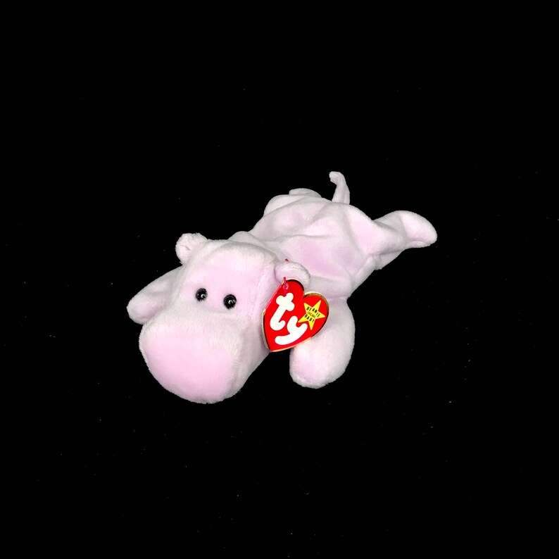 Vintage TY "happy" the Hippo (1994) Beanie Baby - Etsy