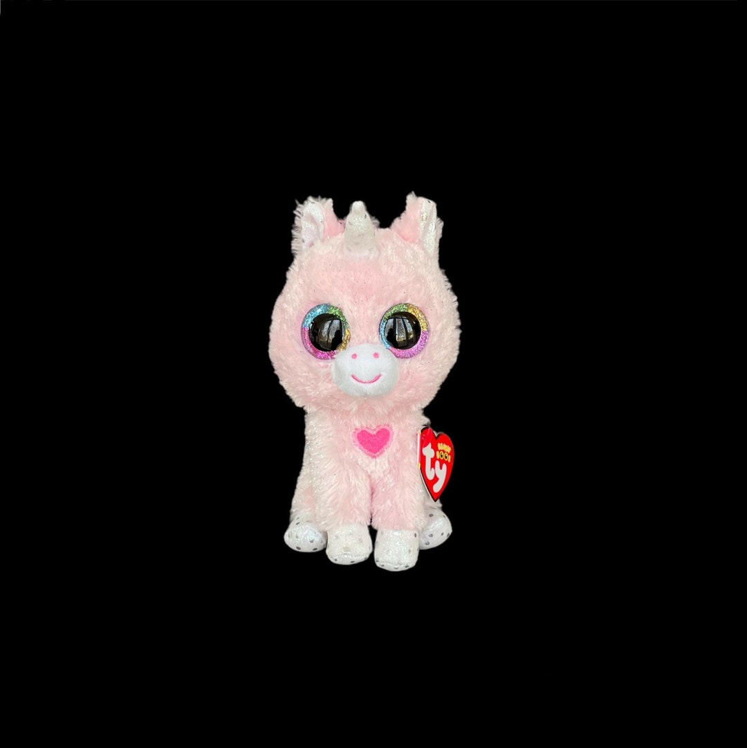 TY "snookie" the Pink Unicorn // the Beanie Boos Collection - Etsy
