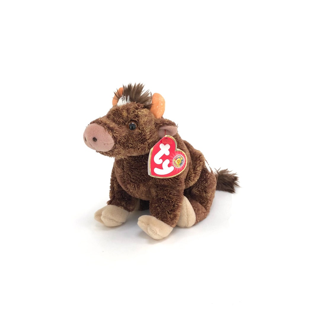 Vintage TY "jersey" the Cow (2004) Beanie Baby - Etsy