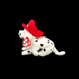 Vintage TY fireplug the Dalmatian 2004 Beanie Baby - Etsy