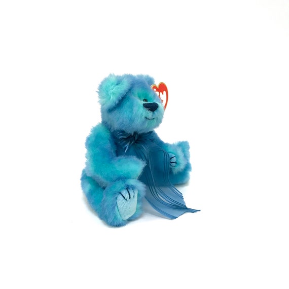 Toys 1999 Ty Retired Azure the Bear from the ATTIC TREASURES COLLECTION ...
