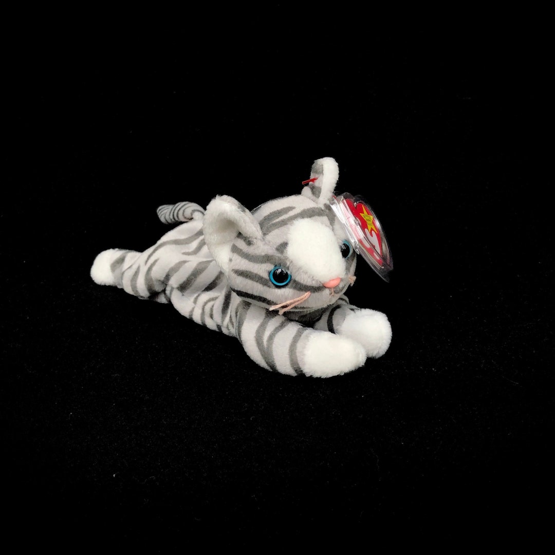 Vintage TY "prance" the Tabby Cat (1997) Beanie Baby - Etsy