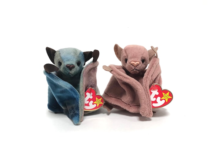 Vintage TY "batty" the Bat (1996) Beanie Baby - Etsy Canada