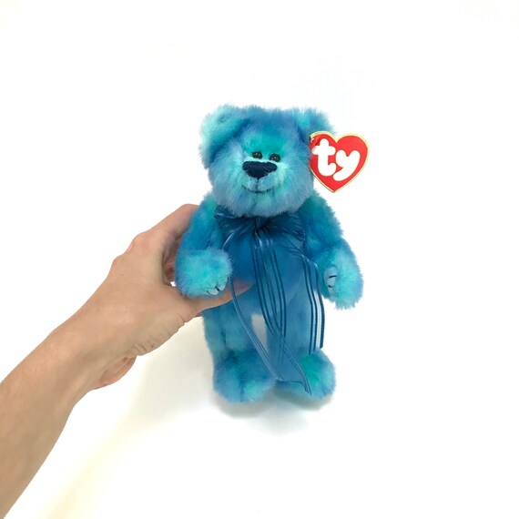 Toys 1999 Ty Retired Azure the Bear from the ATTIC TREASURES COLLECTION ...
