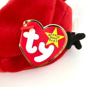 Vintage TY "mac" the Cardinal (1998) Beanie Baby - Etsy