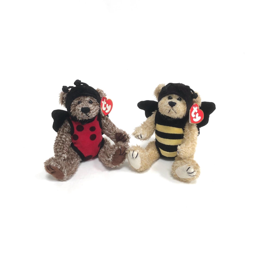 Vintage TY "bugsy" & "beezee" the Bears // the Attic Treasures ...