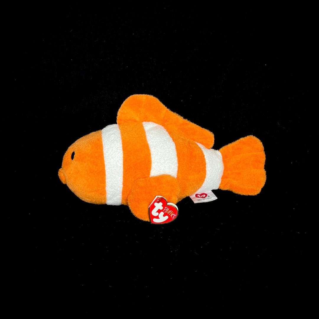 TY "gilly" the Clownfish // the Pluffies Collection - Etsy