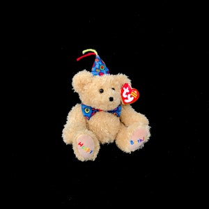 Vintage TY happy Birthday the Bear // Beanie Baby - Etsy