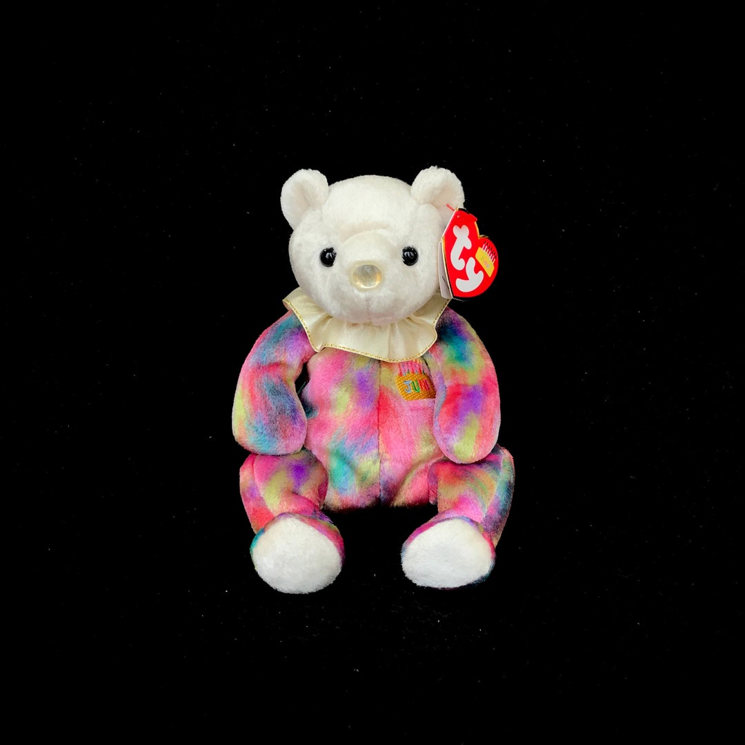 Vintage TY "june" the Birthday Bear (2001) Beanie Baby - Etsy