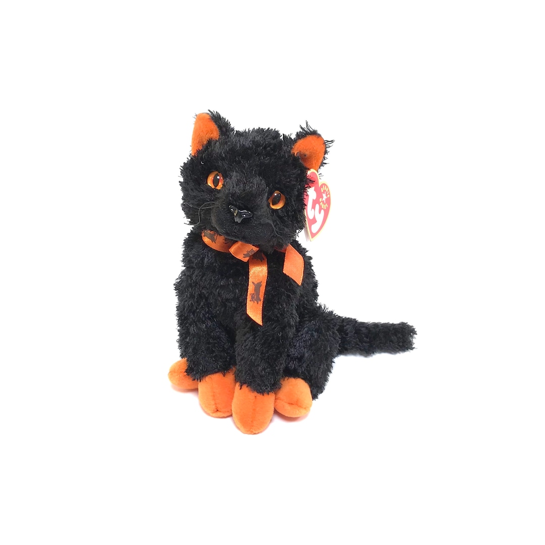 Vintage TY "fraidy" the Black Cat (2000) Beanie Baby - Etsy