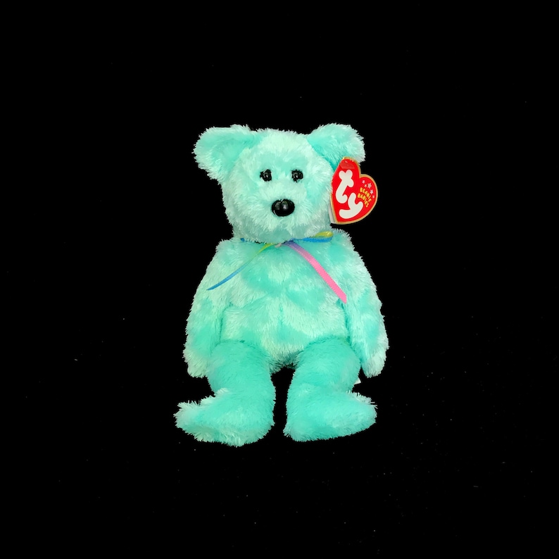 Vintage TY "sherbet" the Bear // Beanie Baby - Etsy
