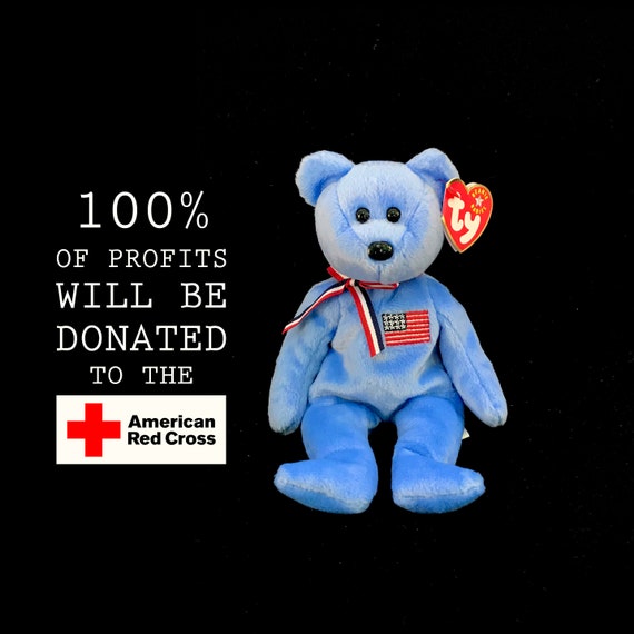 TY: America the Bear 2001 Beanie Baby | Etsy