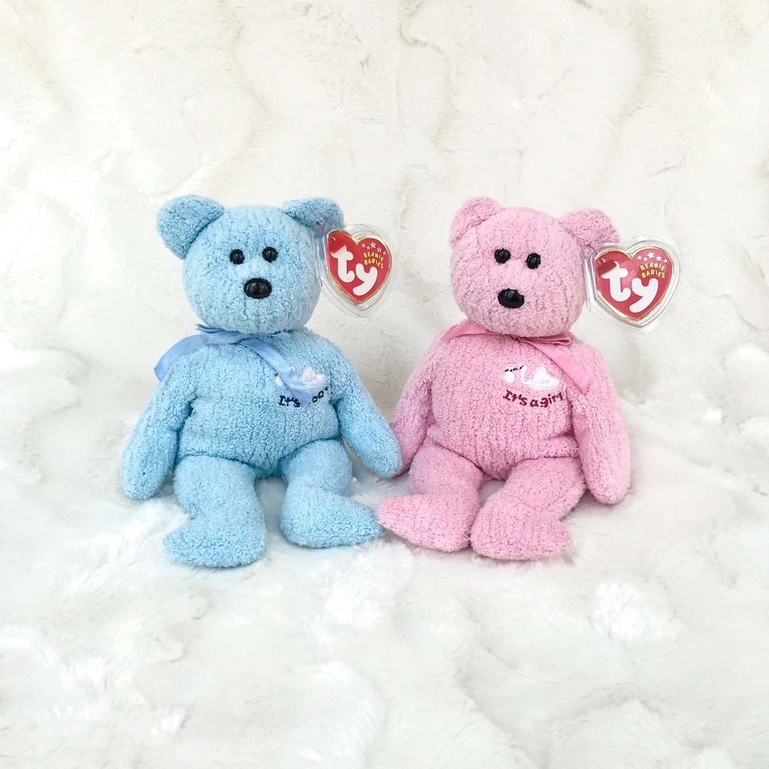 Vintage TY "baby Boy" & "baby Girl" the Bears (2002) Beanie Baby - Etsy