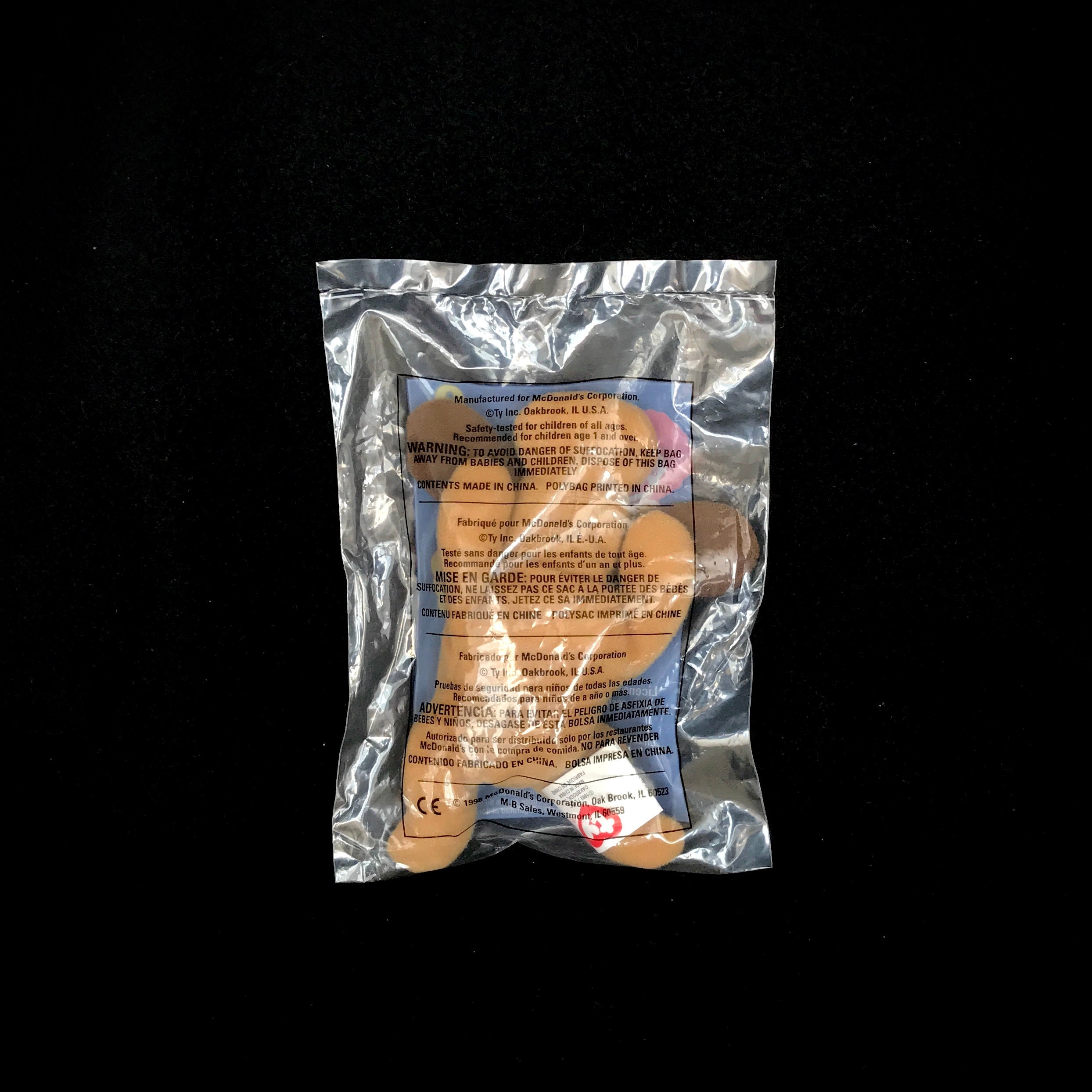 Vintage TY "bones" the Dog (1998) Mcdonald's Teenie Beanie - Etsy