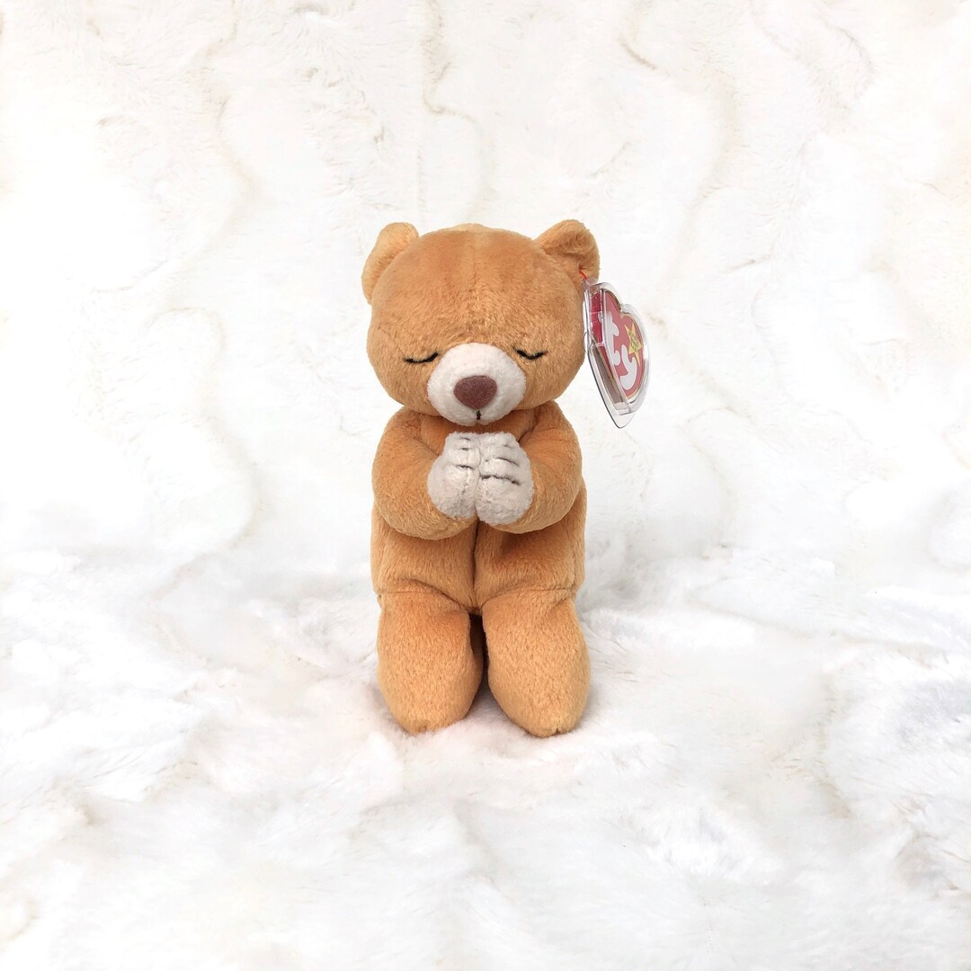 Vintage TY "hope" the Praying Bear (1998) Beanie Baby - 6.5 Inches - Etsy