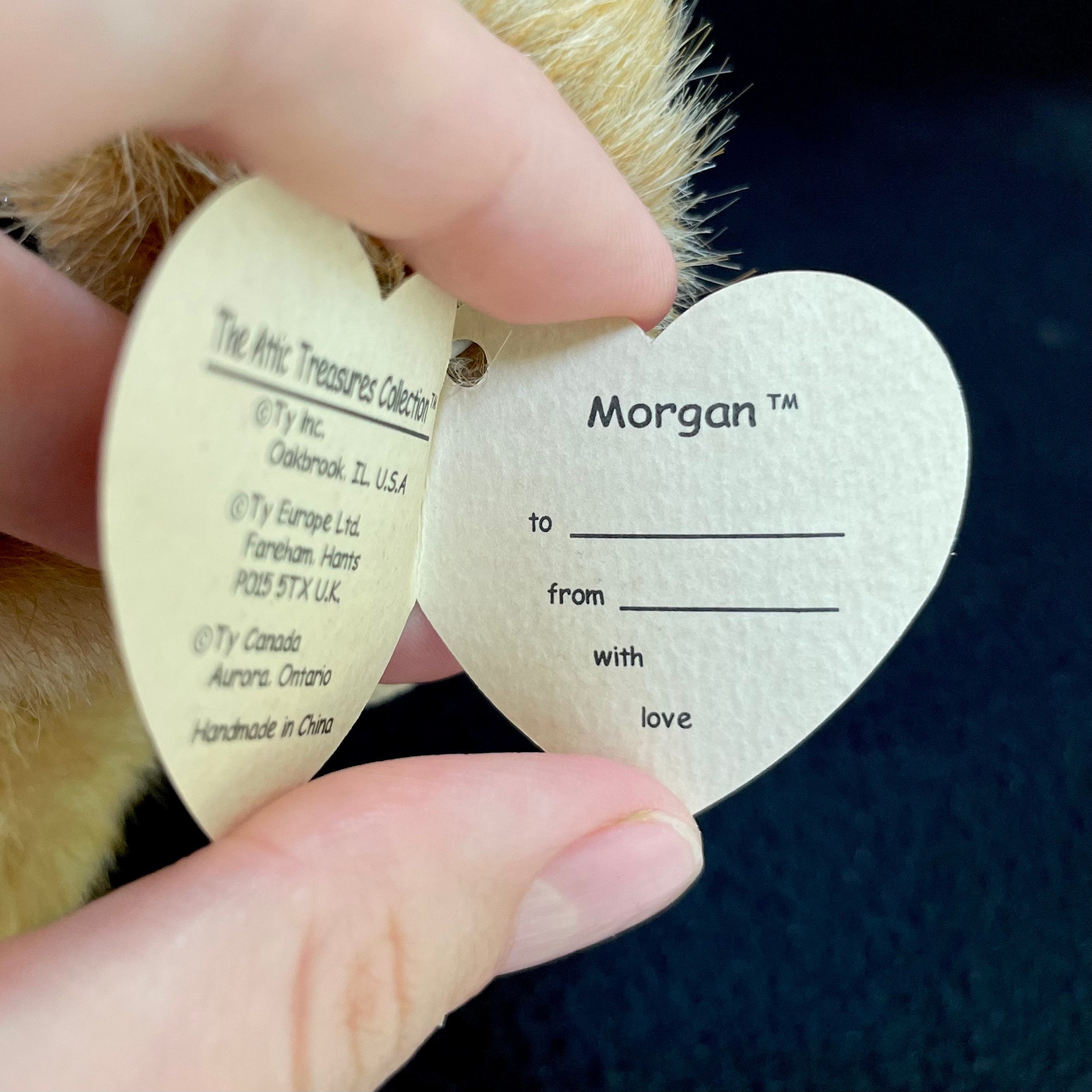 Vintage TY "morgan" the Monkey // the Attic Treasures Collection - Etsy