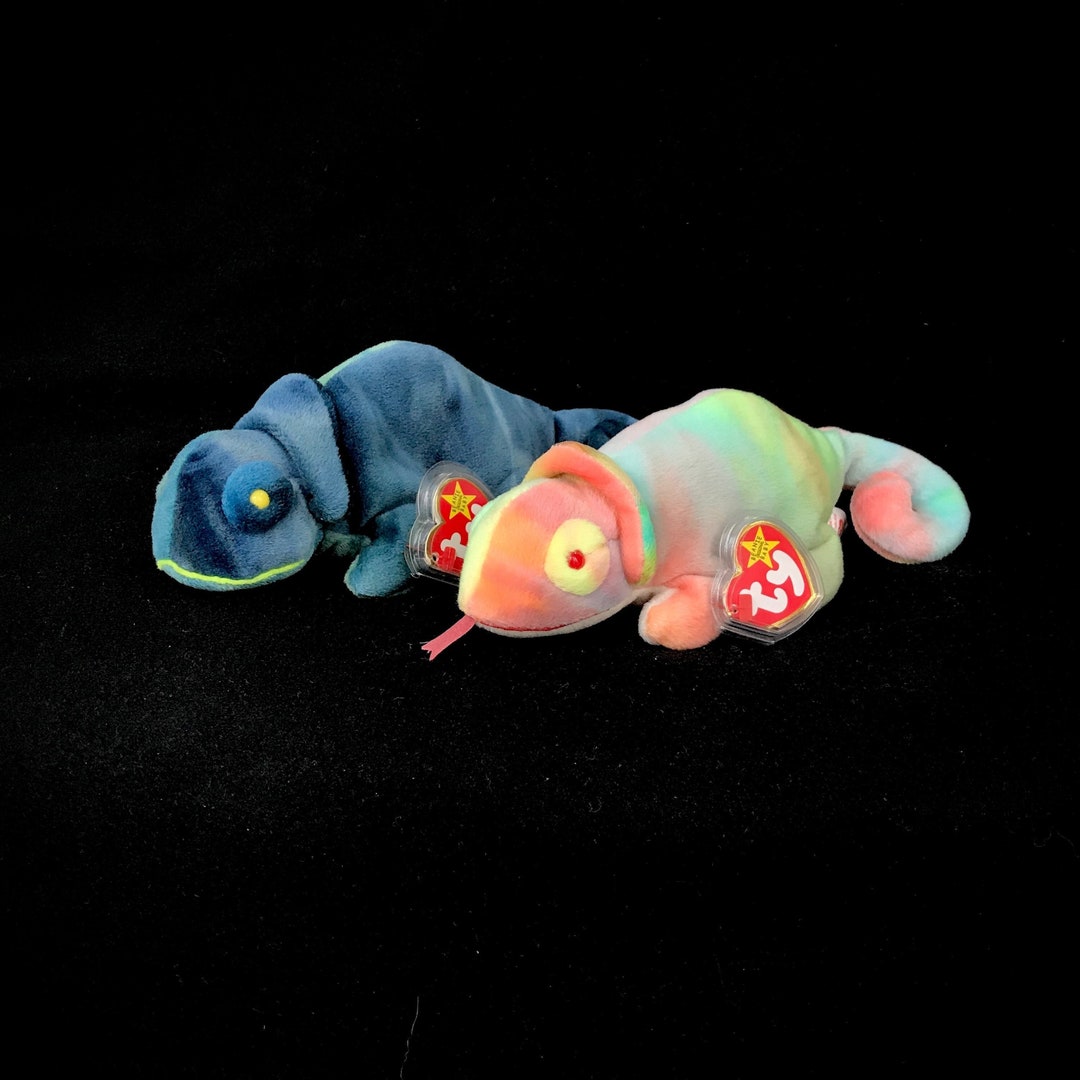 TY Rainbow the Chameleon 1997 Beanie Baby - Etsy