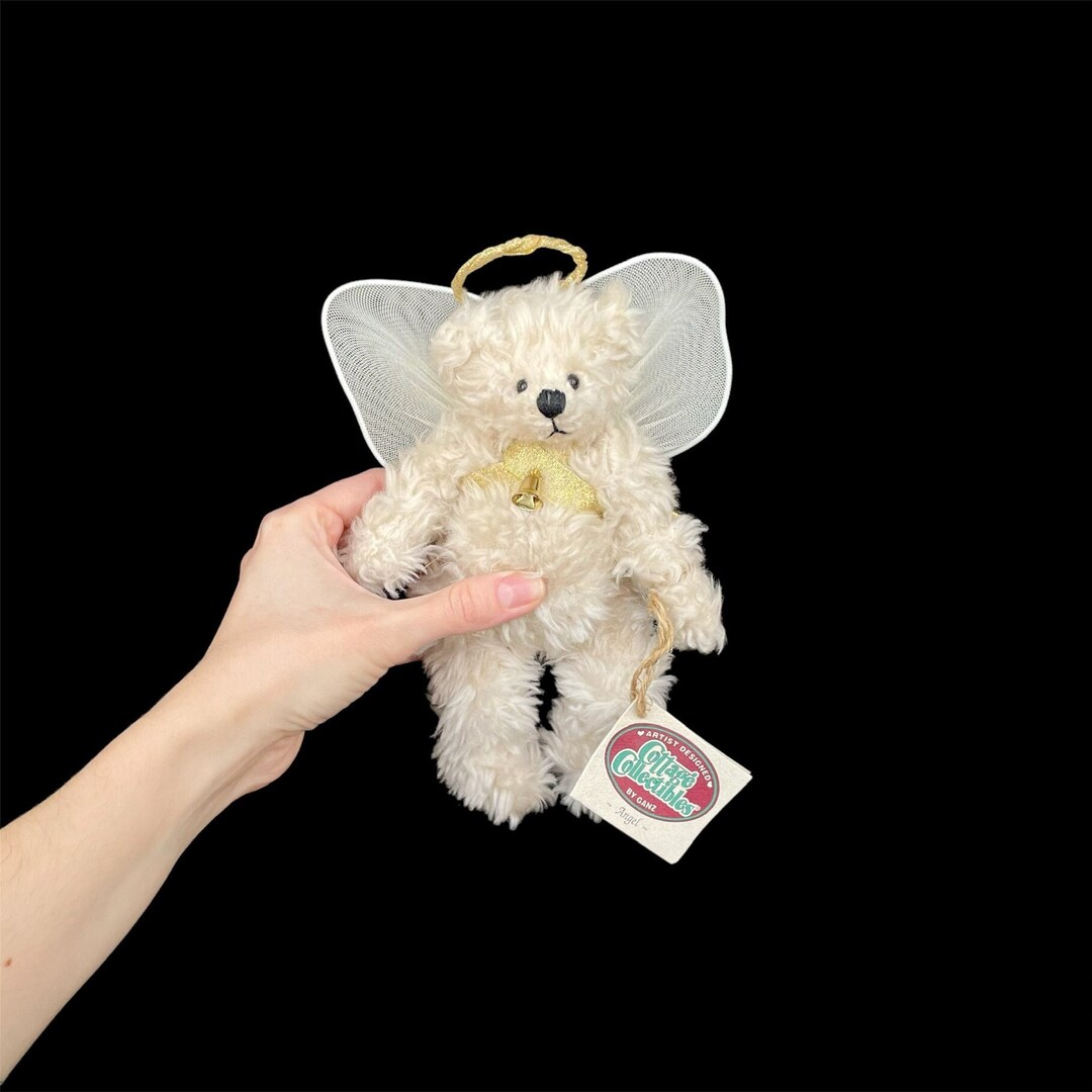 Vintage GANZ "angel" the Bear // Cottage Collectibles - Etsy