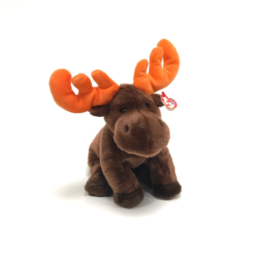 Vintage TY "chocolate" the Moose (1999) Beanie Buddy - Etsy