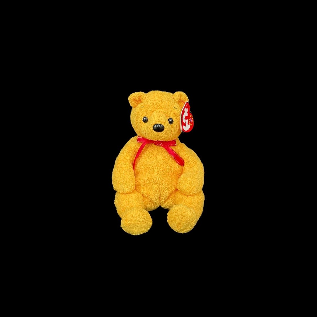 Vintage TY "poopsie" the Bear (2001) Beanie Baby - Etsy