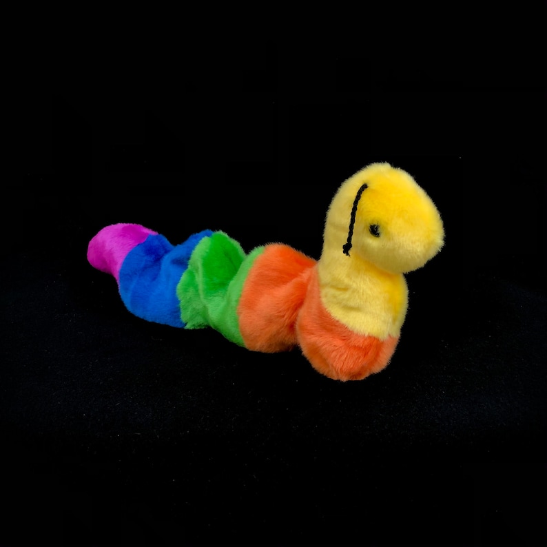 Vintage TY "inch" the Inchworm (1999) Beanie Buddy - Etsy