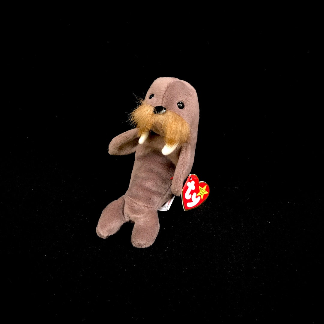 Vintage TY "jolly" the Walrus (1996) Beanie Baby - Etsy