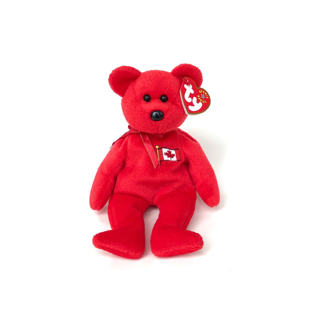 Vintage TY "pierre" the Bear (2001) Beanie Baby - Canada Exclusive - Etsy