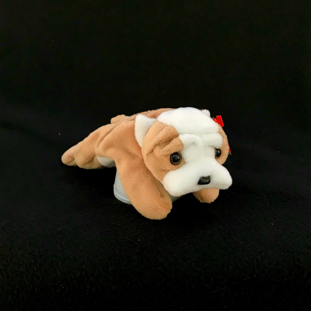 Vintage TY "wrinkles" the Bulldog (1996) Beanie Baby - Etsy