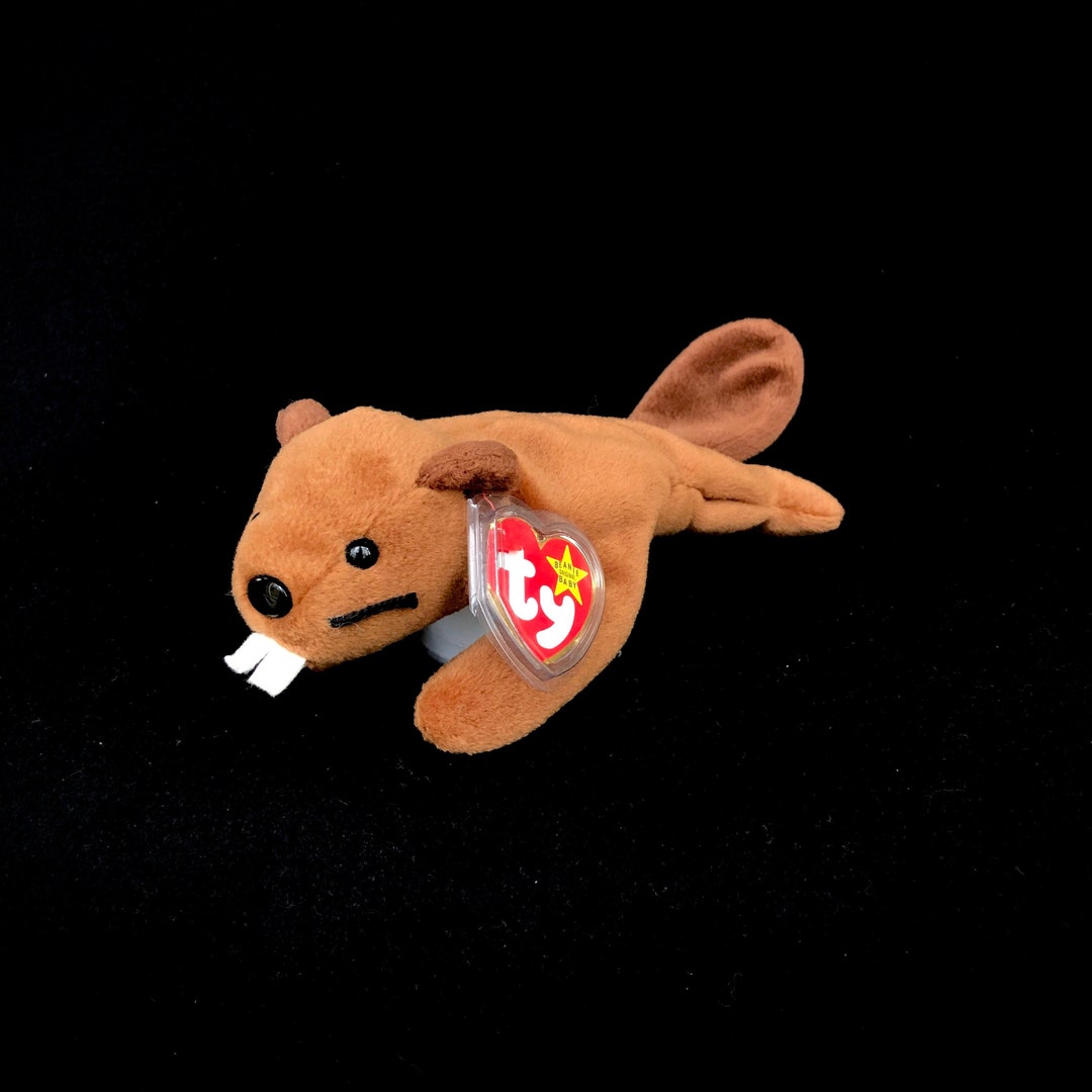 Vintage TY "bucky" the Beaver (1995) Beanie Baby - Etsy