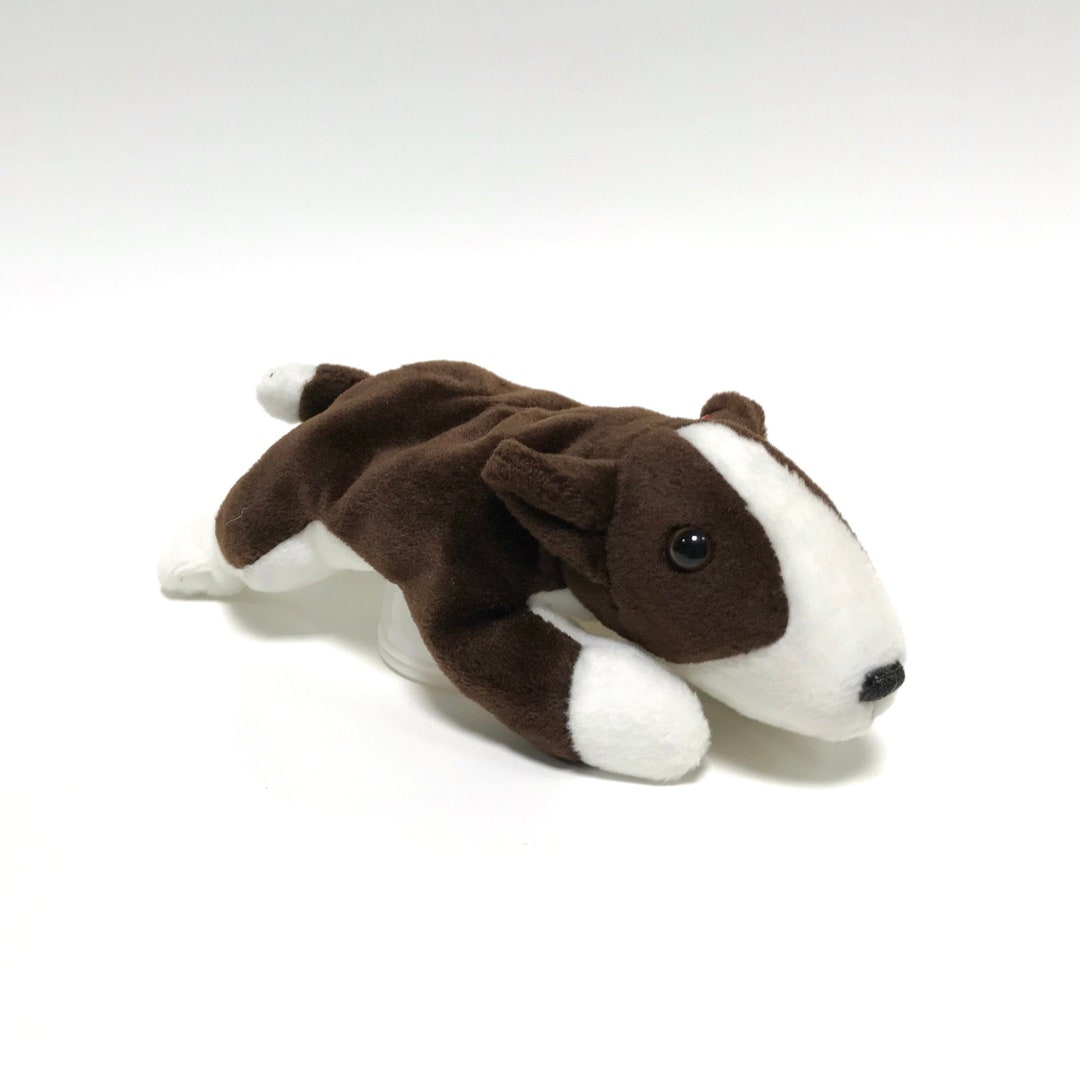 Vintage TY "bruno" the Bull Terrier (1997) Beanie Baby - Etsy