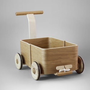 Kids Toy Box Toddler Walker Wagon. Personalized Toy Box. Kids Storage ...