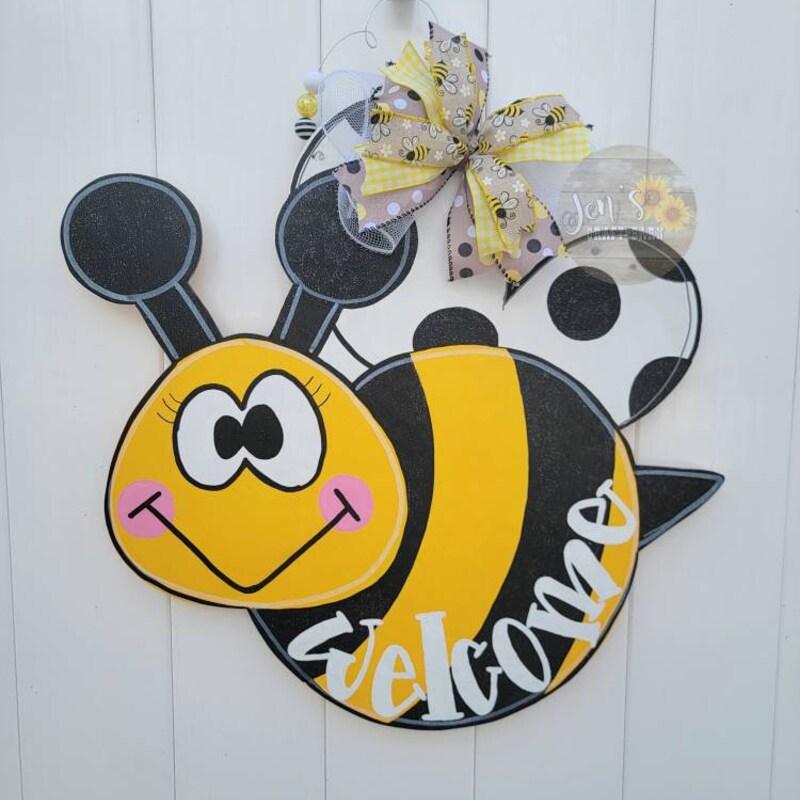 Bee Door Hanger - Etsy
