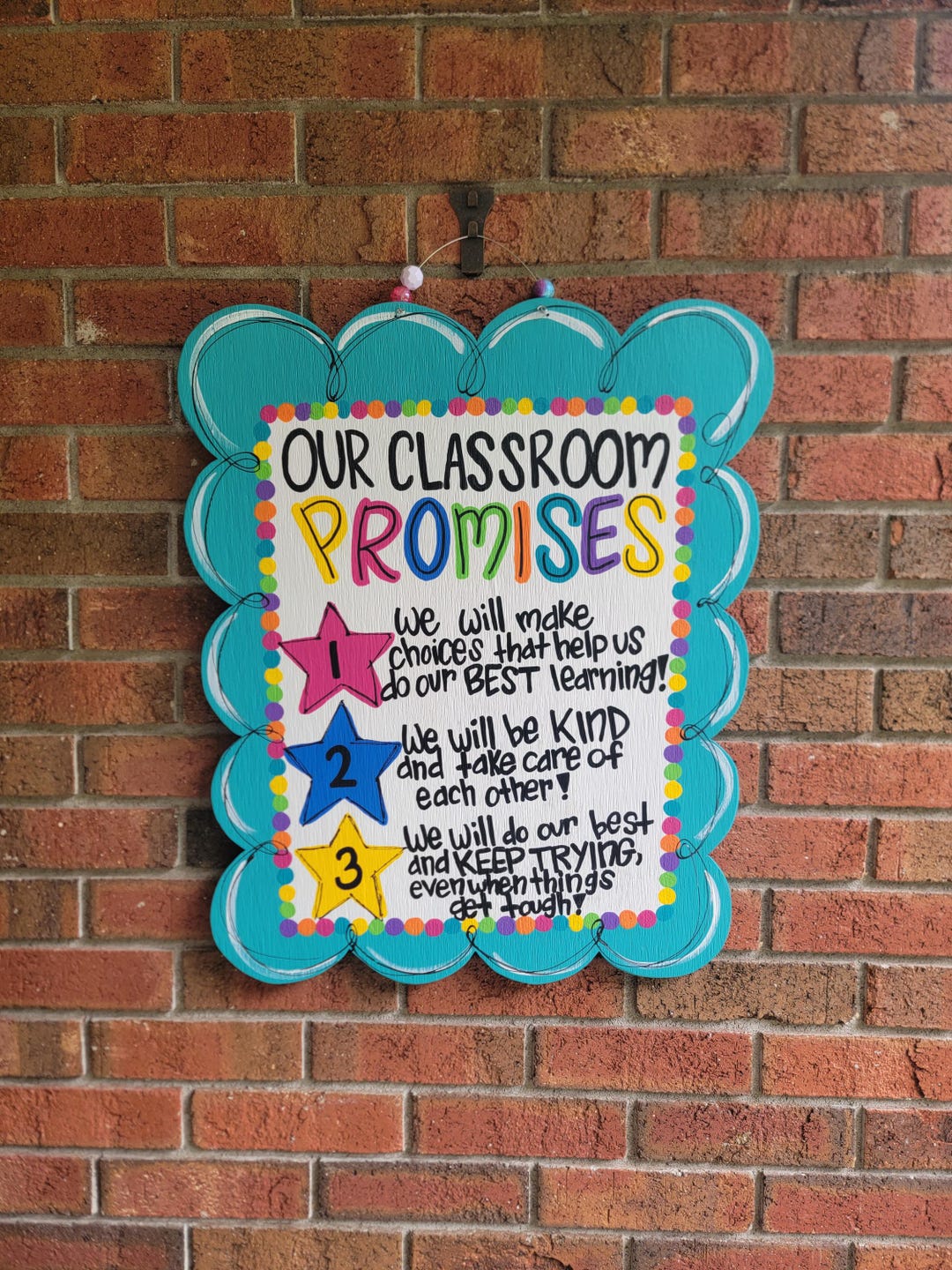 Classroom Door Hanger, Back to School Classroom Decor, Teacher Door ...