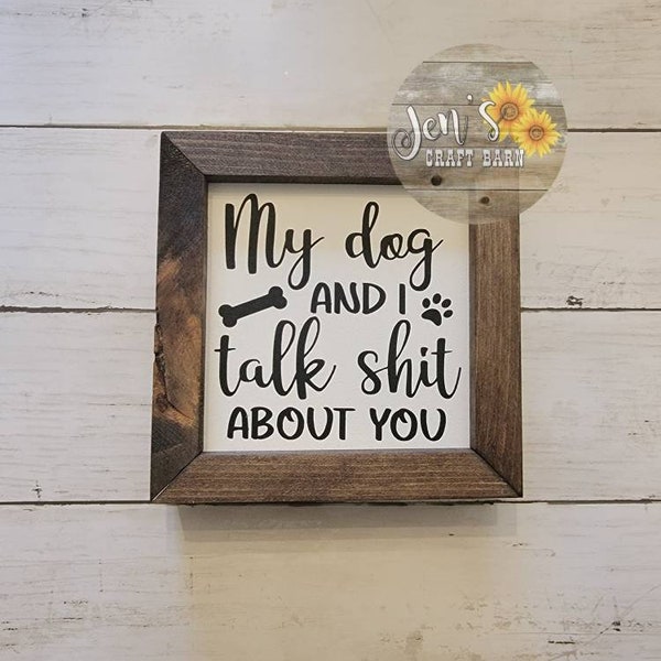 Funny Dog Signs - Etsy