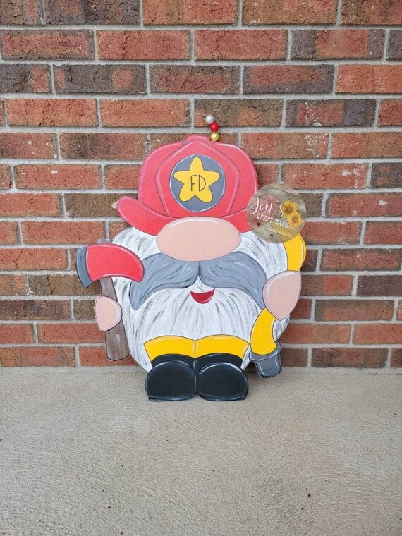 Fireman Door Hanger Law Enforcement Sign First Responder | Etsy