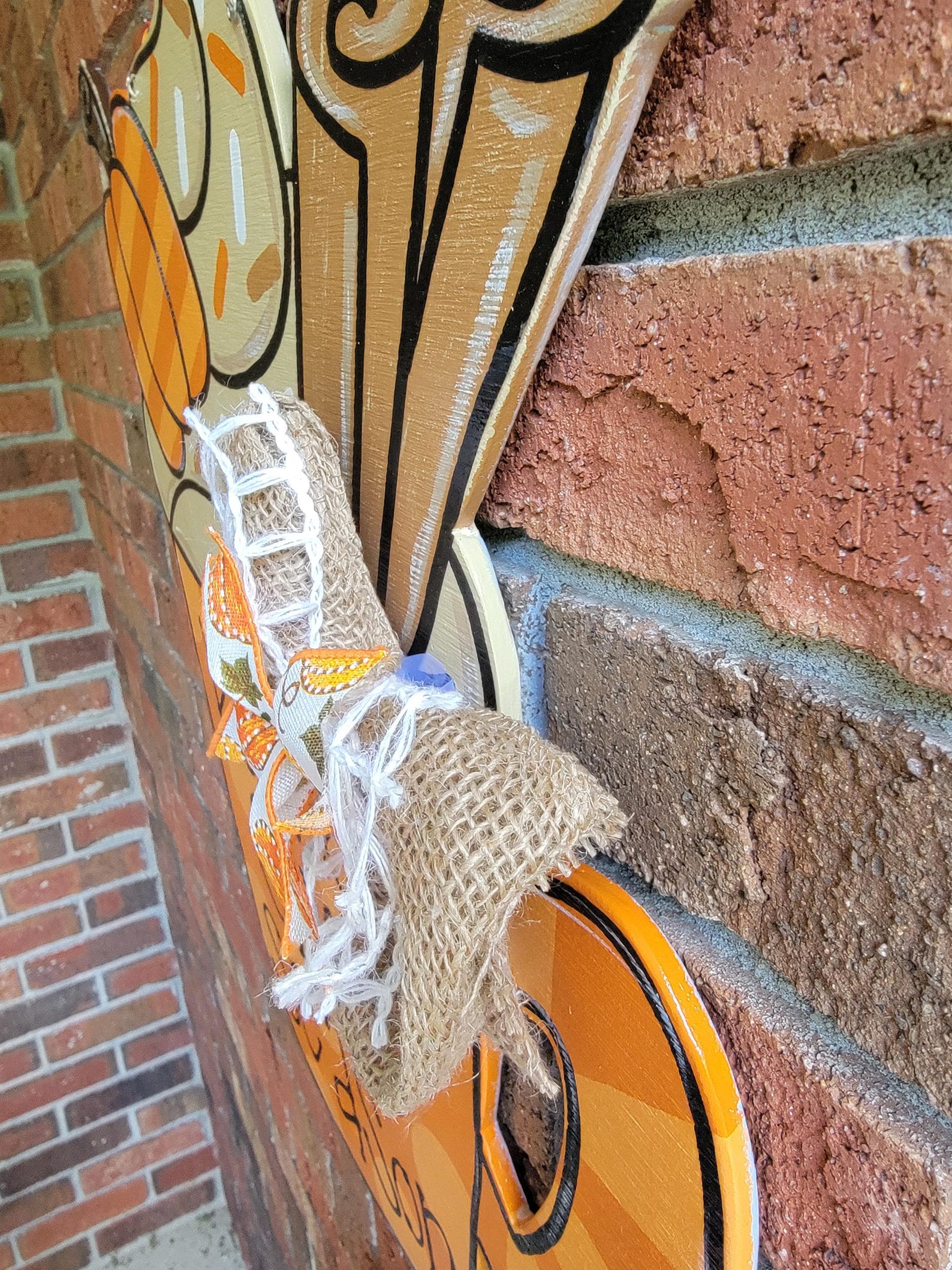Fall Door Hanger,pumpkin Spice Door Hanger, Fall Door Wreath ...