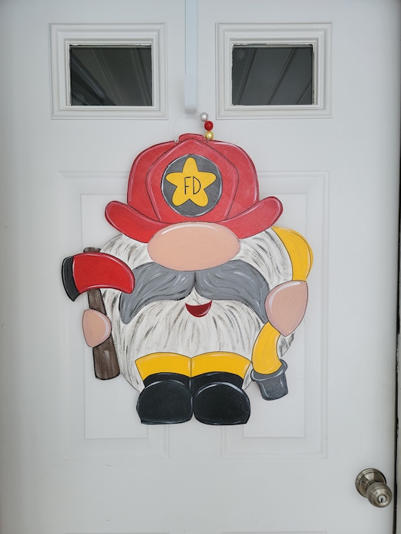 Fireman Door Hanger Law Enforcement Sign First Responder - Etsy