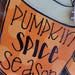 Fall Door Hanger,pumpkin Spice Door Hanger, Fall Door Wreath ...