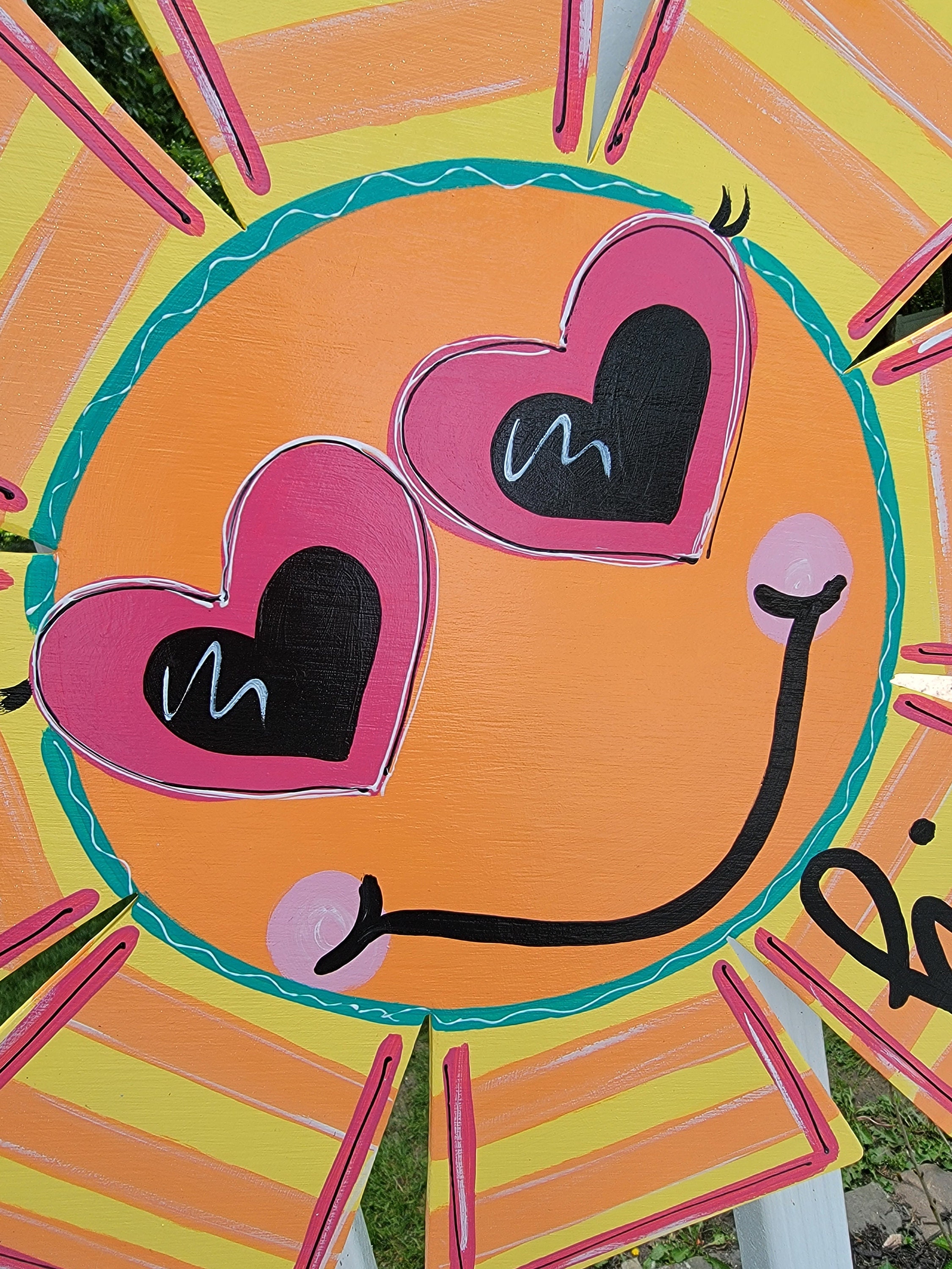 Sunshine Door Hanger, Hi Door Sign, Summer Door Hanger, Summer Porch ...