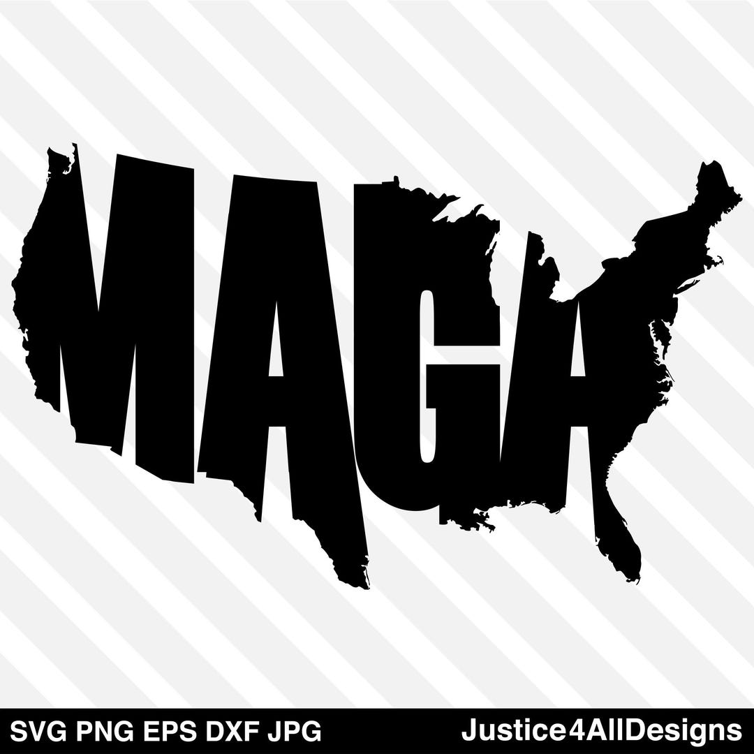 MAGA America - Digital Download SVG Png Dxf Eps Jpg Cricut Silhouette ...