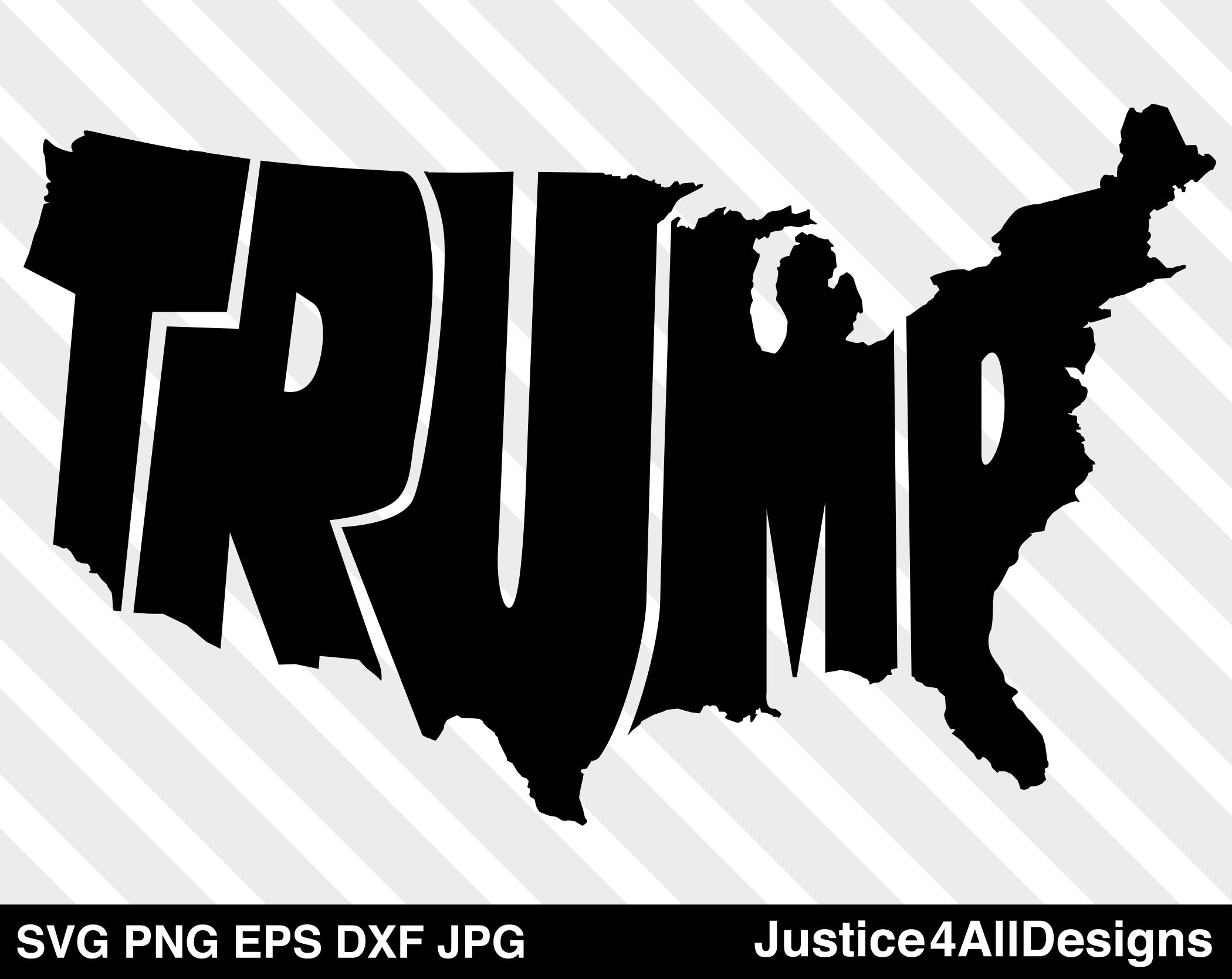 Trump America Digital Download Svg Png Dxf Eps Cricut Etsy
