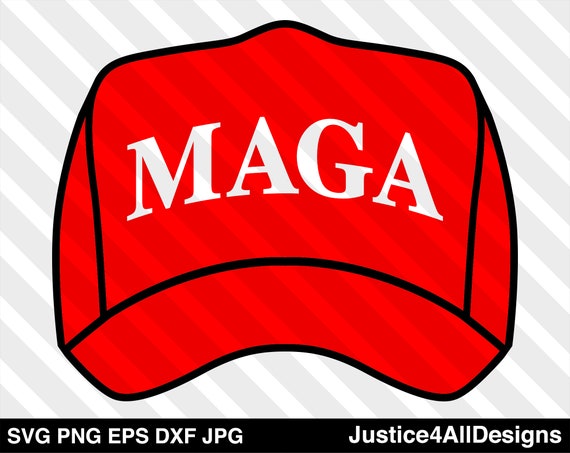 Trump MAGA Red Hat Téléchargement numérique SVG Png Dxf Eps | Etsy