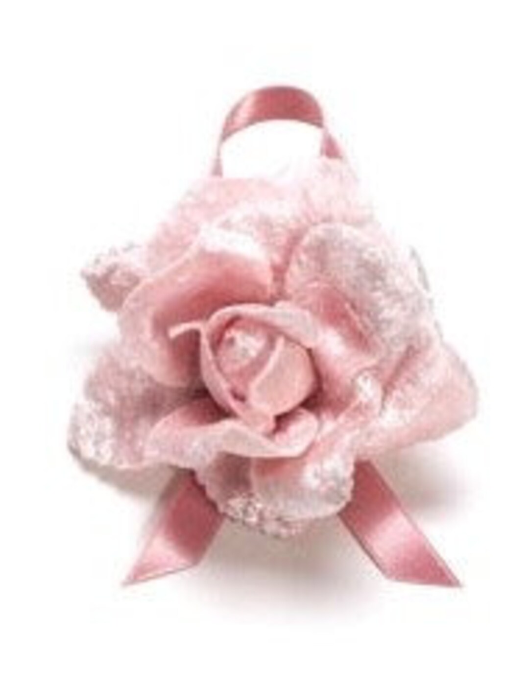 Velvet Pink Rose Pin Brooch: Handmade Breast Cancer Awareness Ribbon - Etsy