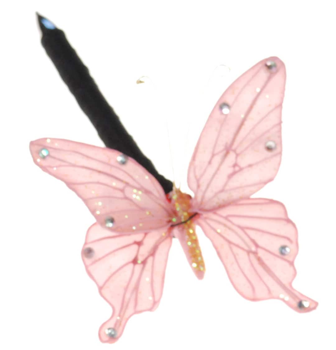 Karin's Garden 3 Butterfly Ink Pen Handmade in the USA Bendable Wings A ...
