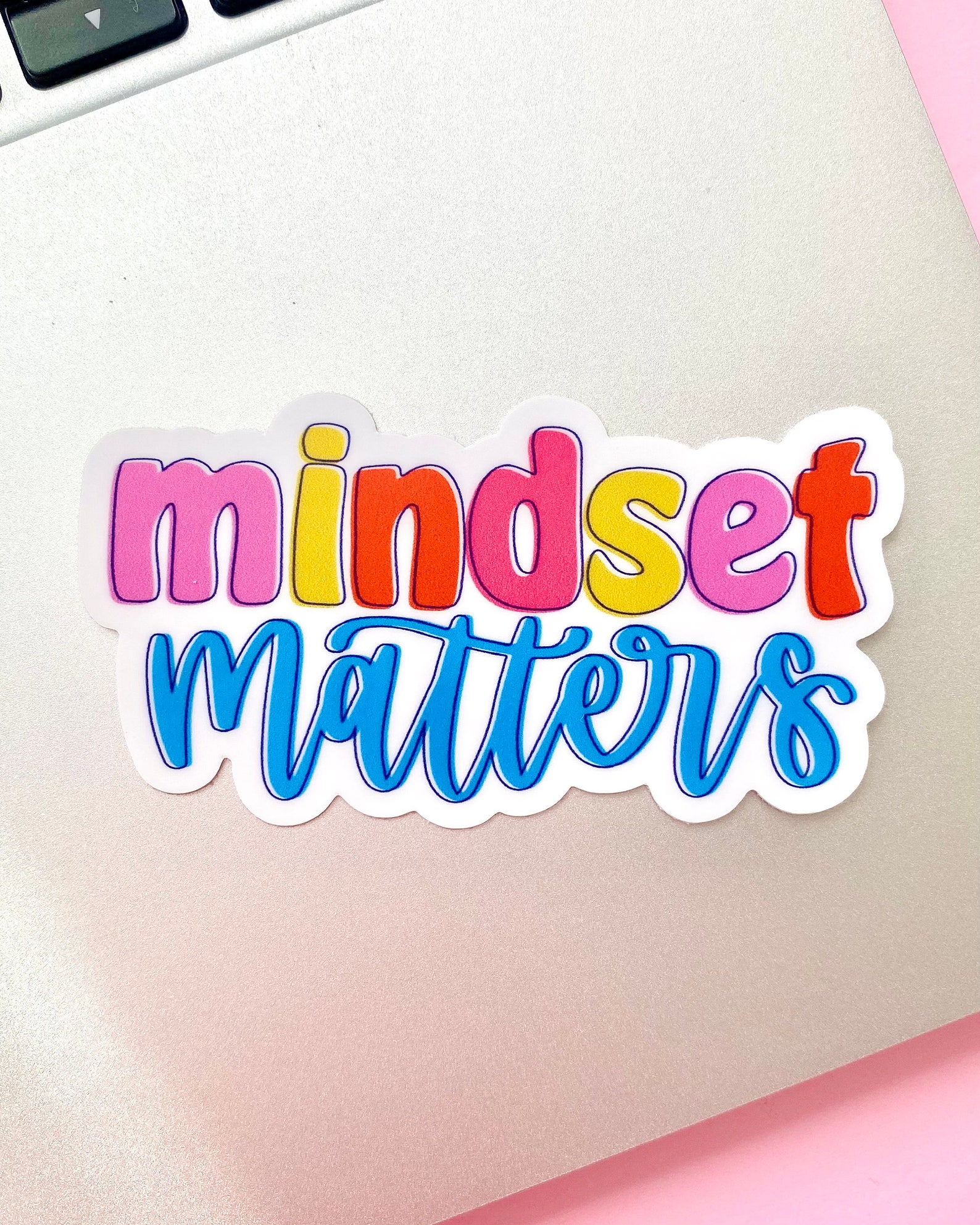 Mindset Matters Sticker // Mindset Sticker // Positive Stickers ...