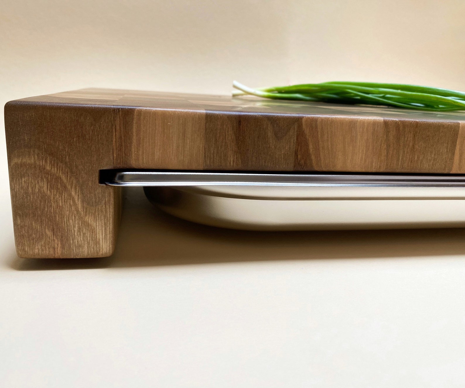 End Grain Board Butcher Block Board End Cutting Board With - Etsy