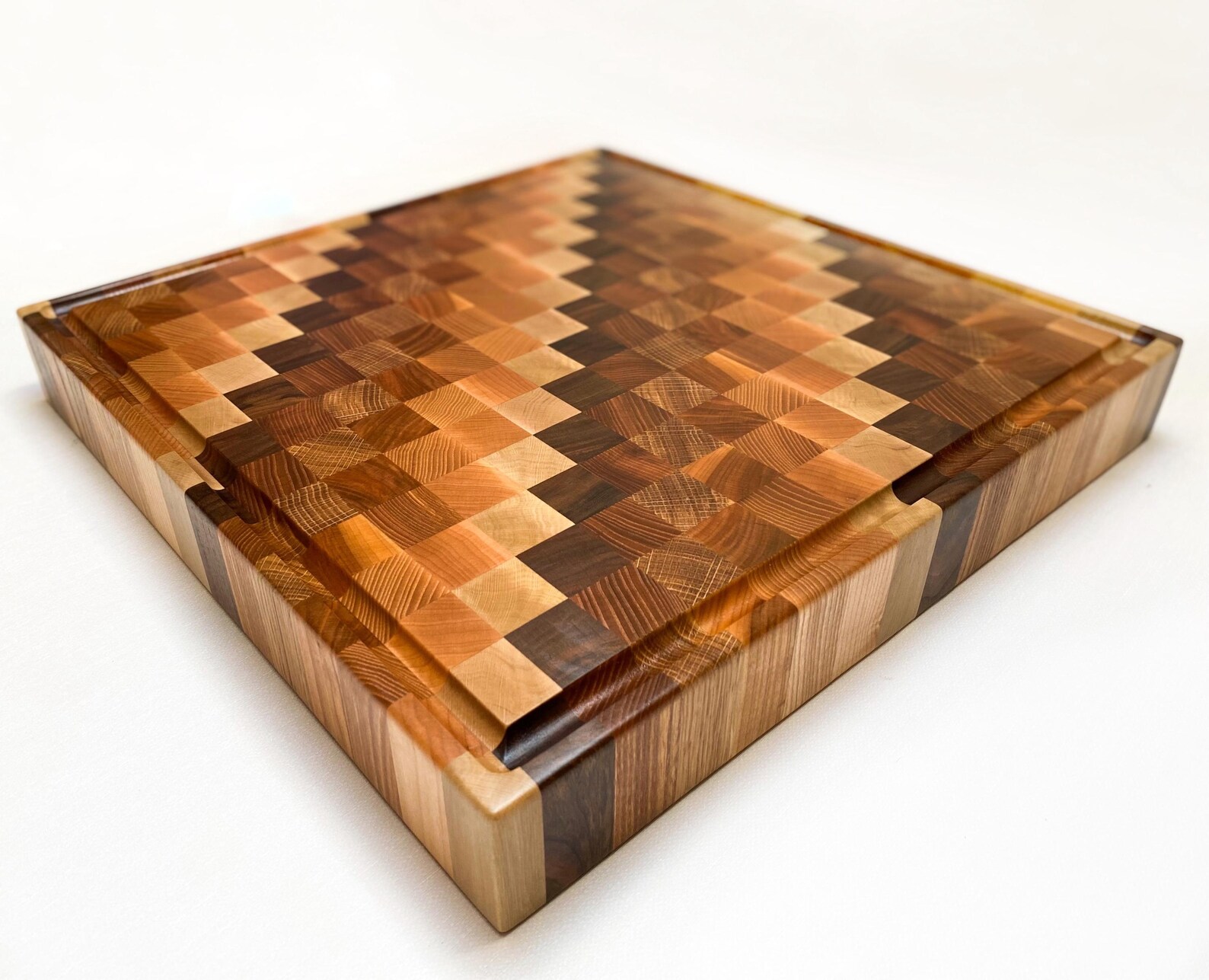 Cutting Board | Thick End Board | Thick Walnut Board | End Grain Board ...