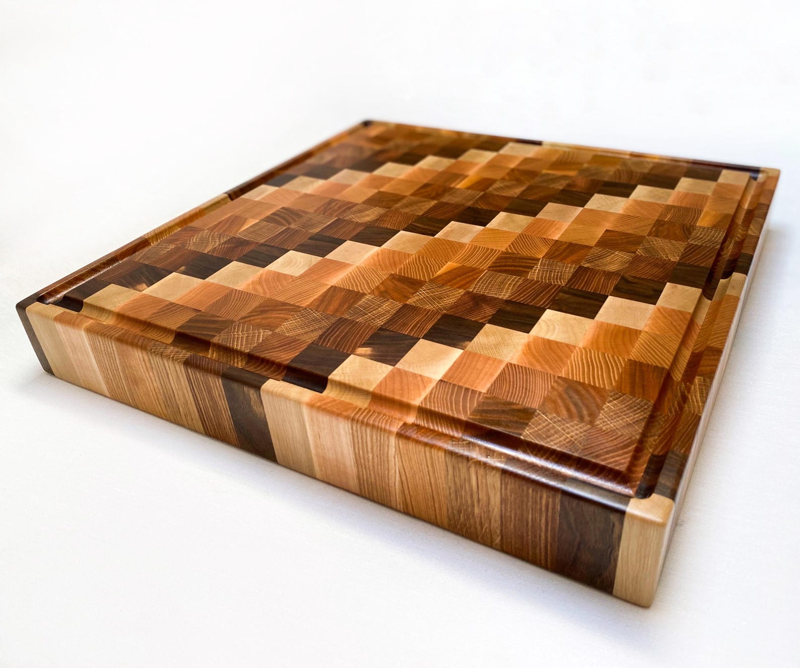 Cutting Board | Thick End Board | Thick Walnut Board | End Grain Board ...