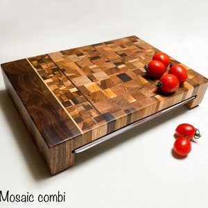 End Grain Board | Butcher Block Board | End Cutting Board With ...