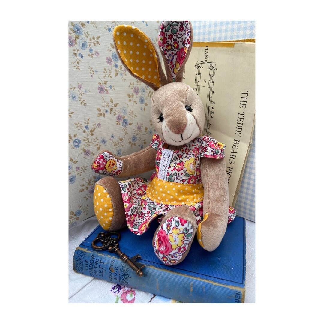 Minatare Artist Bunny Rabbit, Jointed Bear, Cute Teddy, Vintage Style ...